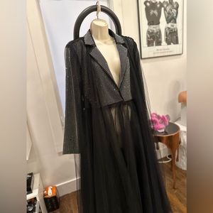 AKIRA | Jackets & Coats | Akira Club Another Club Rhinestone Tulle ...